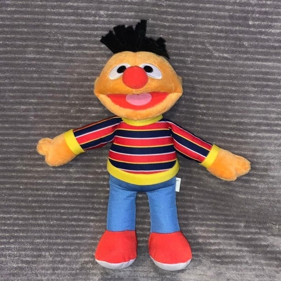 Sesame Street | Toys | Sesame Street Ernie Stuffed Plush | Poshmark